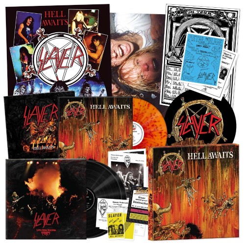 [订购] Slayer‎ – Hell Awaits, 彩胶 套盒 (40周年纪念版) [预付款1|799] | 激流/速度 | 黑胶 ...